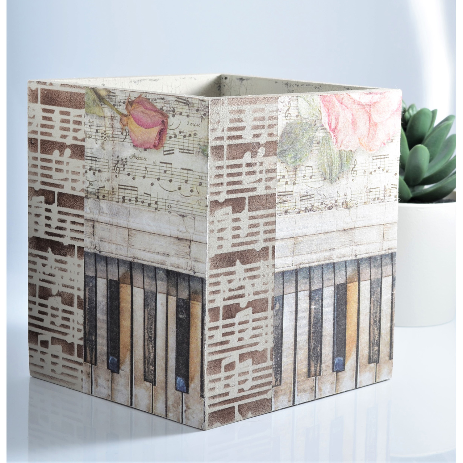 Table Organizer- Musical rose - AnraCrafts